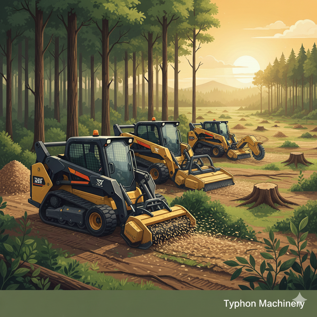 Skid Steer Attachments for Forestry Mulching maximize ROI!